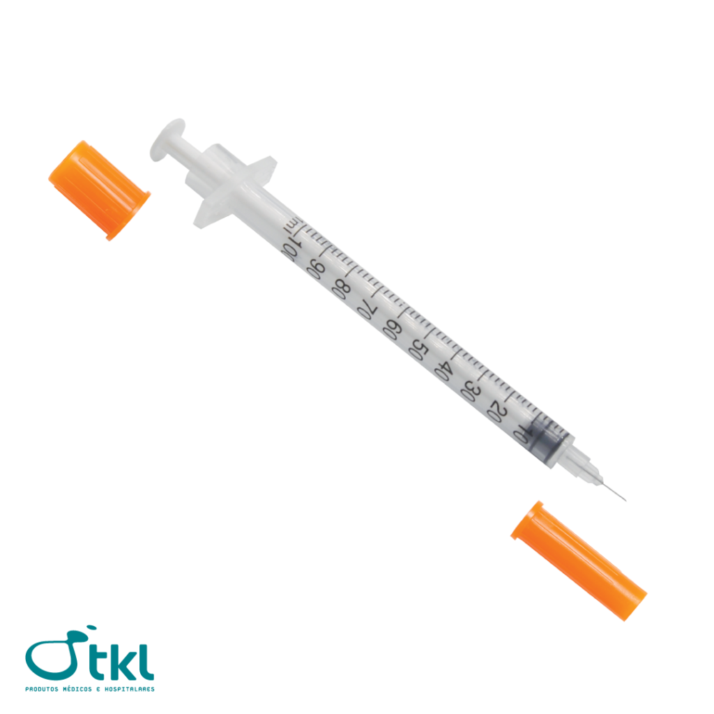 Seringa de Insulina com Agulha Fixa TKL | TKL Brasil